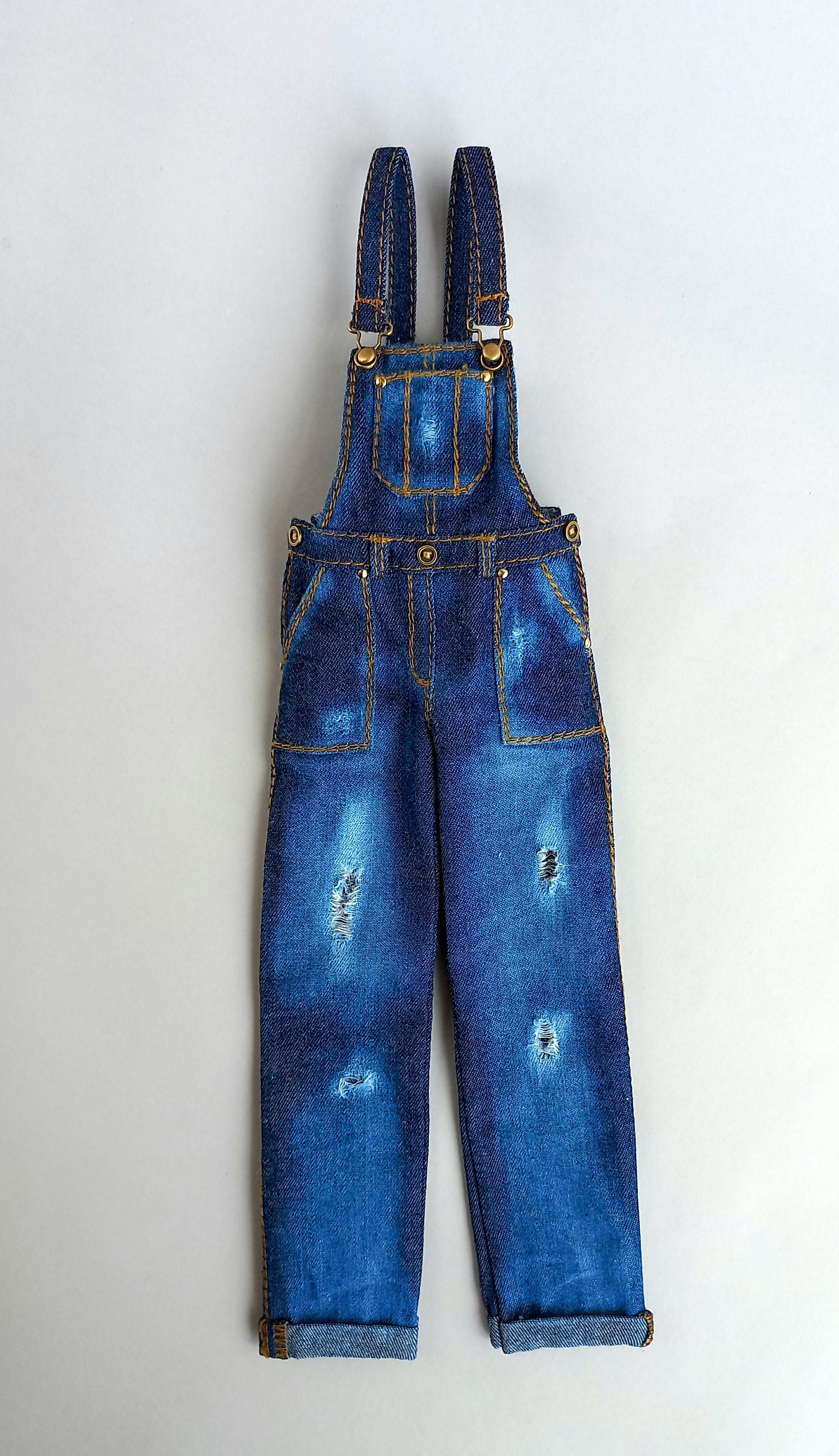 Bjd Doll's Overalls Realistic Denim Overalls for Nuface - Etsy