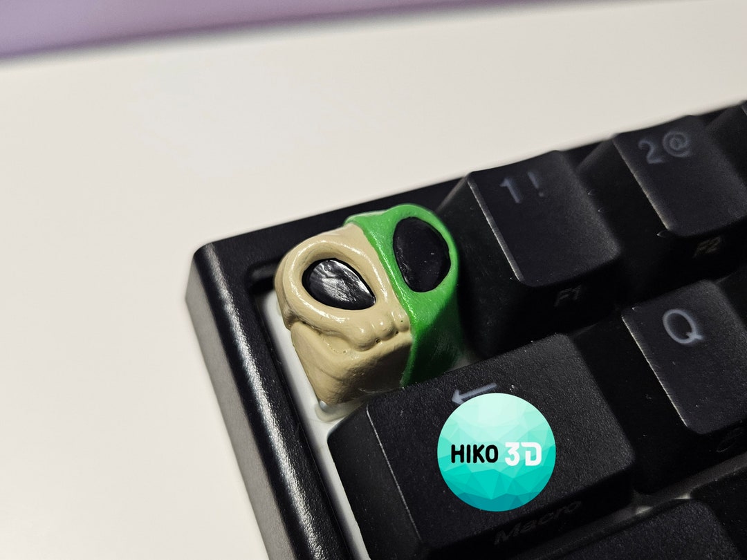 Alien Skull Keycap Hiko3d Keycaps MX Cherry , Space, Keyboard Décor ...