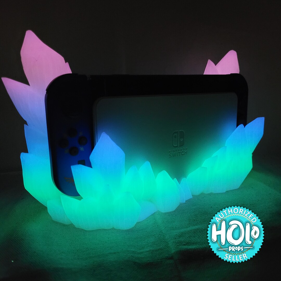 Switch Crystal Dock Accessory Holoprops Custom Switch Decor, OLED and ...