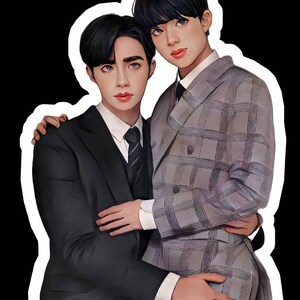 25 BL Sticker Couple - Etsy