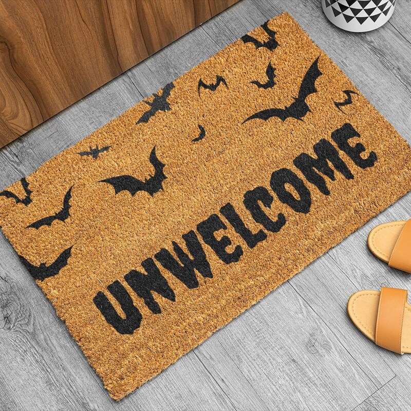 Halloween Door Mat - Etsy
