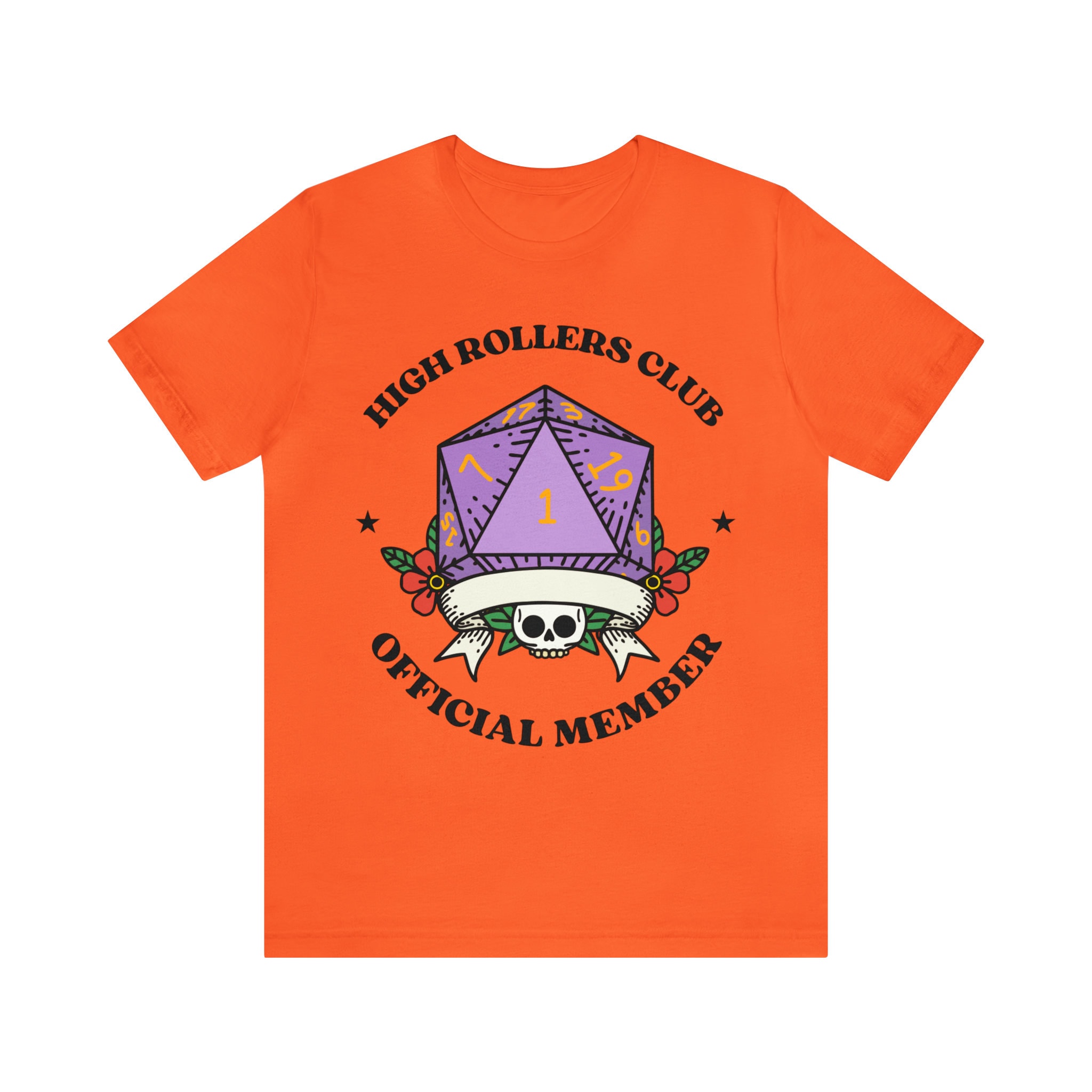 High Rollers Club Official Member DND Shirt Dice Shirt - Etsy