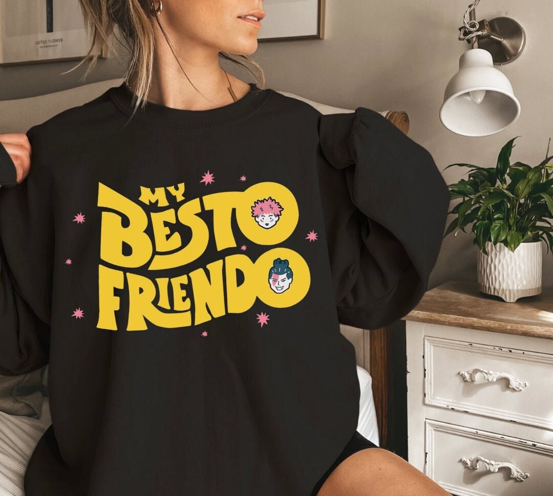 Besto Friendo Sweatshirt, Anime Shirt, Anime Lover Gift, JJK Shirt ...