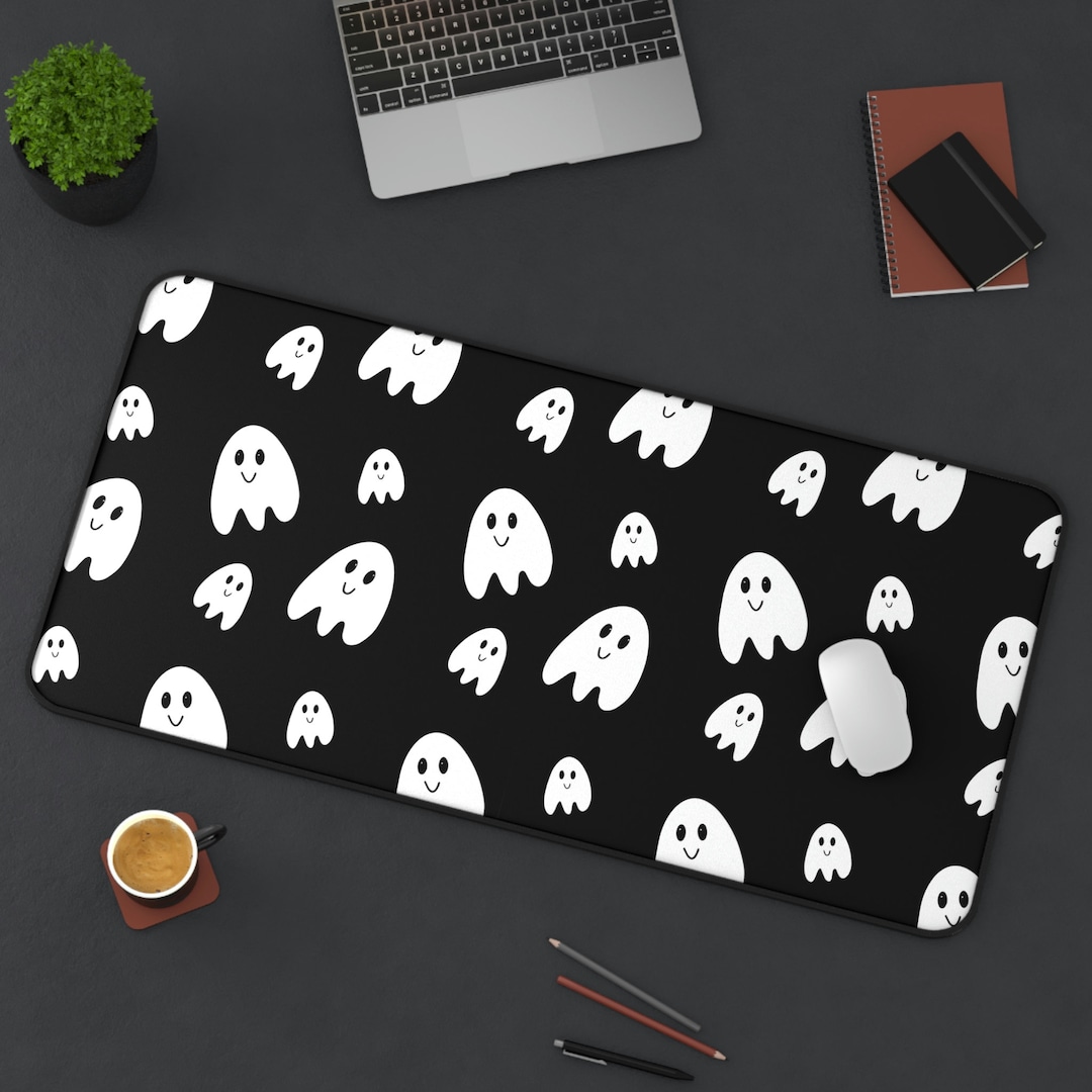 Ghost Desk Mat, Spooky Desk Mat, Witchy Desk Mat, Goth Desk Mat, Elder ...