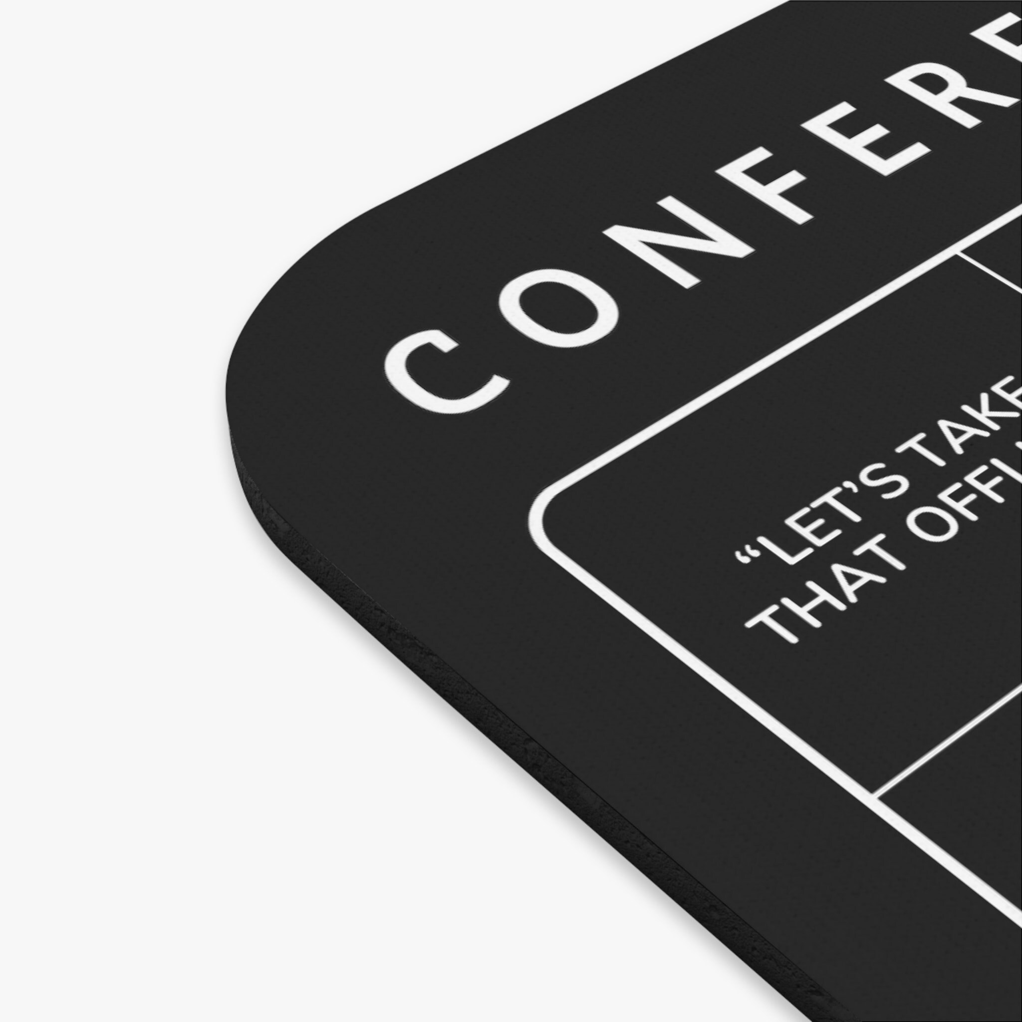 Conference Call Bingo Mouse Pad Office Gift for Coworker Desk ...