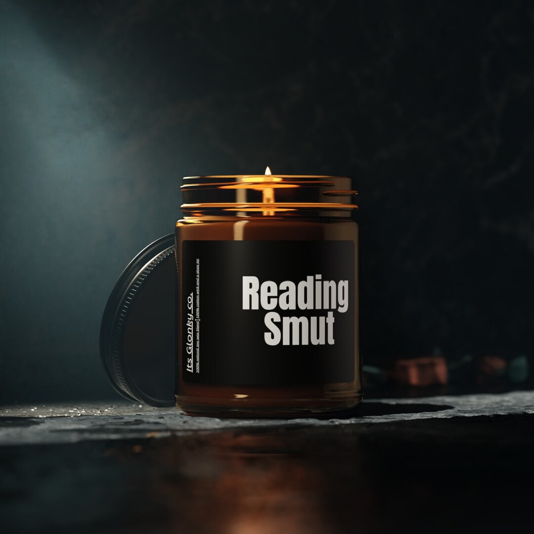 Multi-size Reading Smut Scented Soy Candle Reading Gift for Book Lover ...