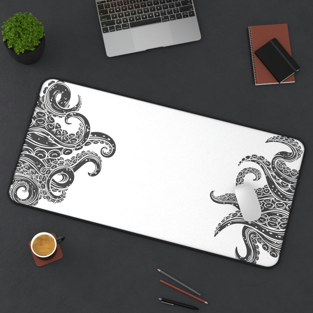 Tentacle Desk Mat Octopus Desk Mat Squid Desk Mat Japanese - Etsy