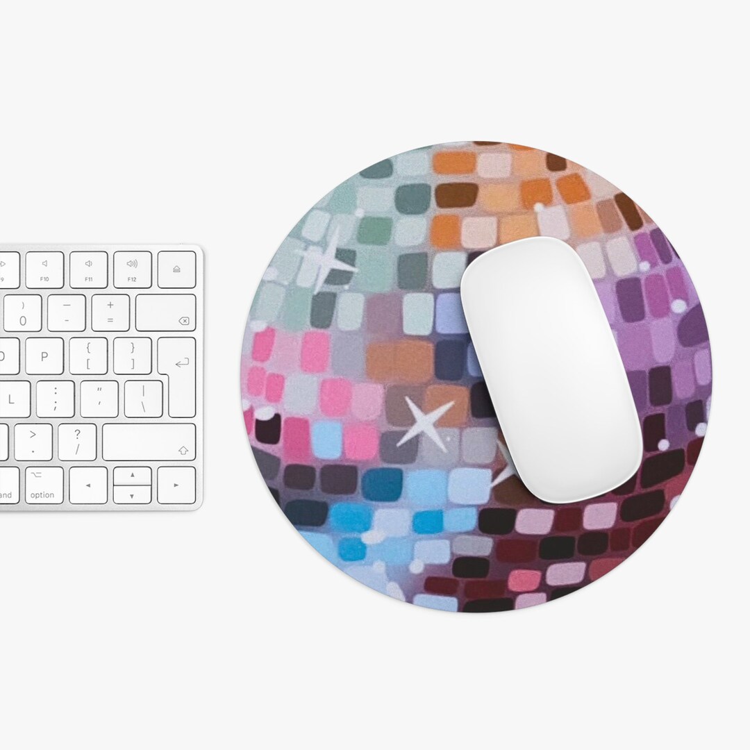 Disco Ball Mouse Pad, Eras Mirrorball Mouse Pad, Swiftie Gift, Retro ...
