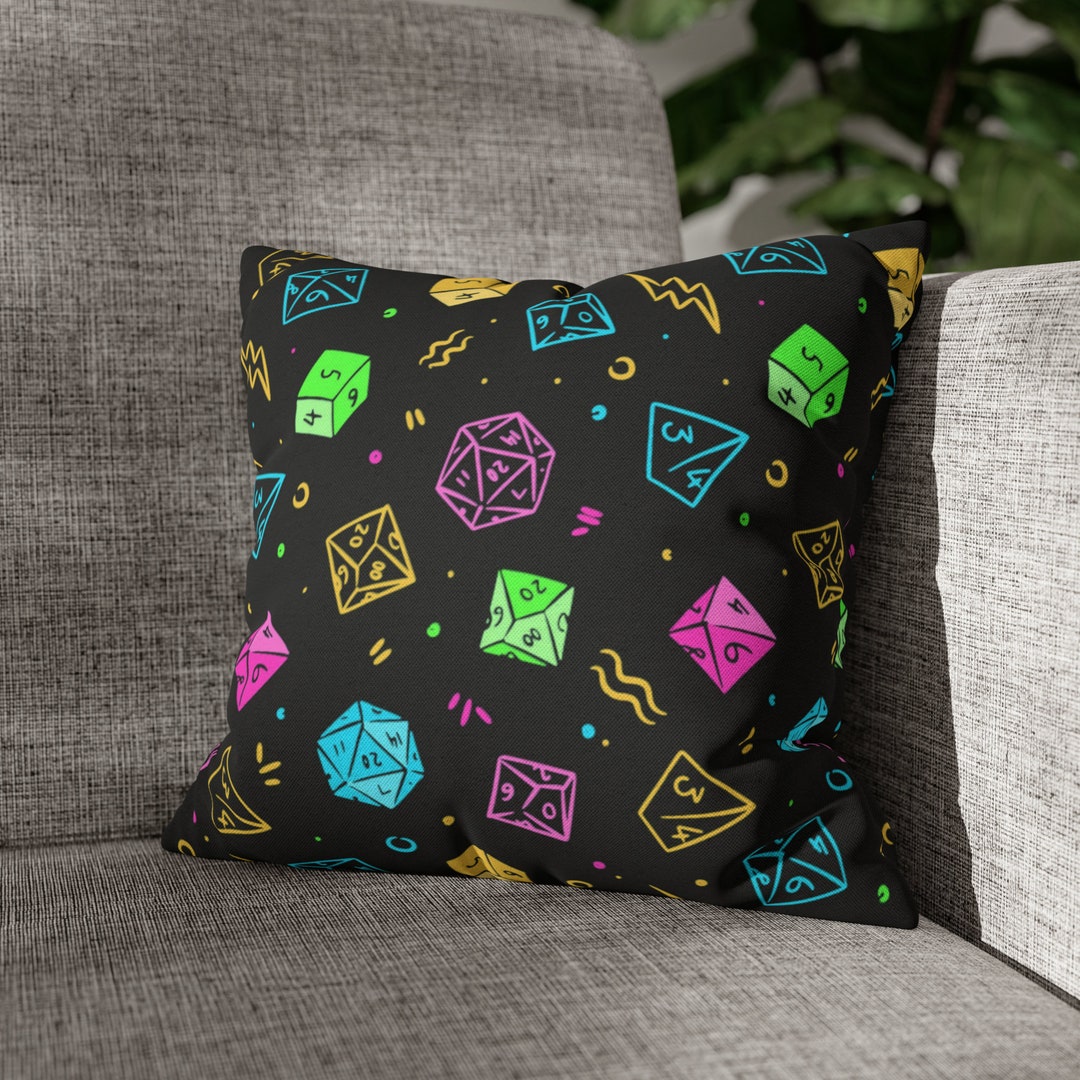 DND Pillow Case Dnd Pillow Dnd Home Decor Dungeons and - Etsy
