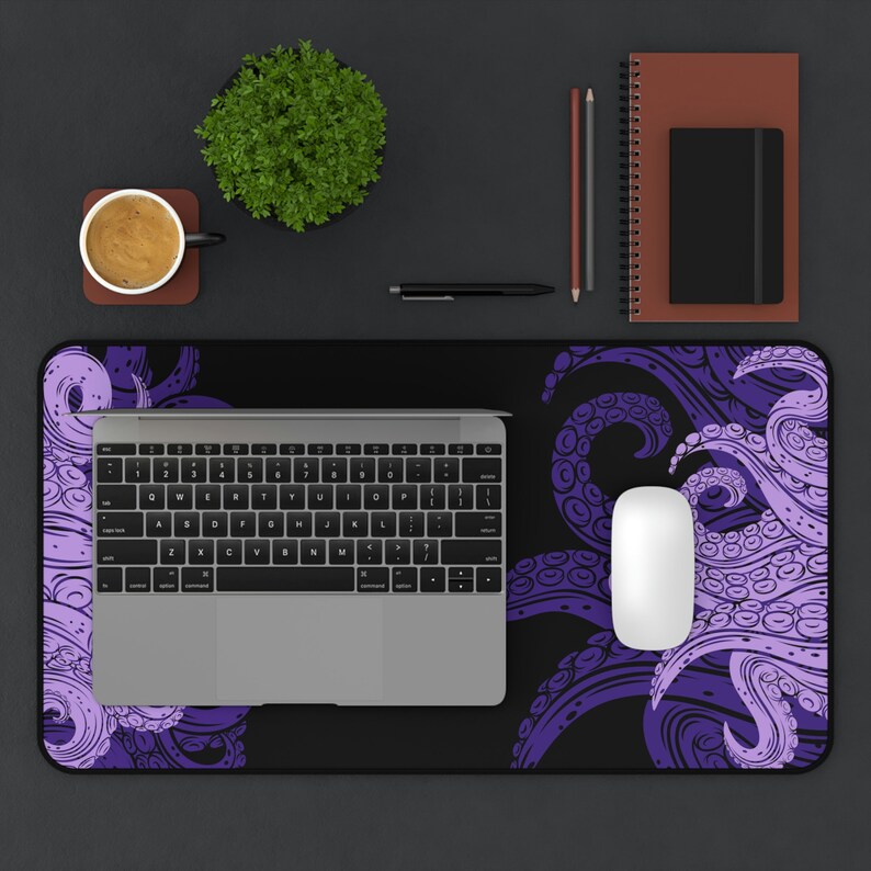 Tentacle Desk Mat Octopus Desk Mat Squid Desk Mat Japanese - Etsy
