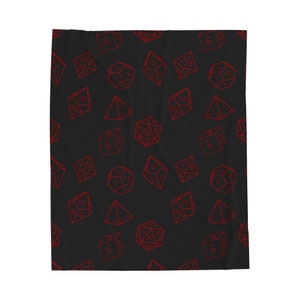DND Blanket, DND Decor, Dungeons and Dragons, Dungeon Master Gift ...
