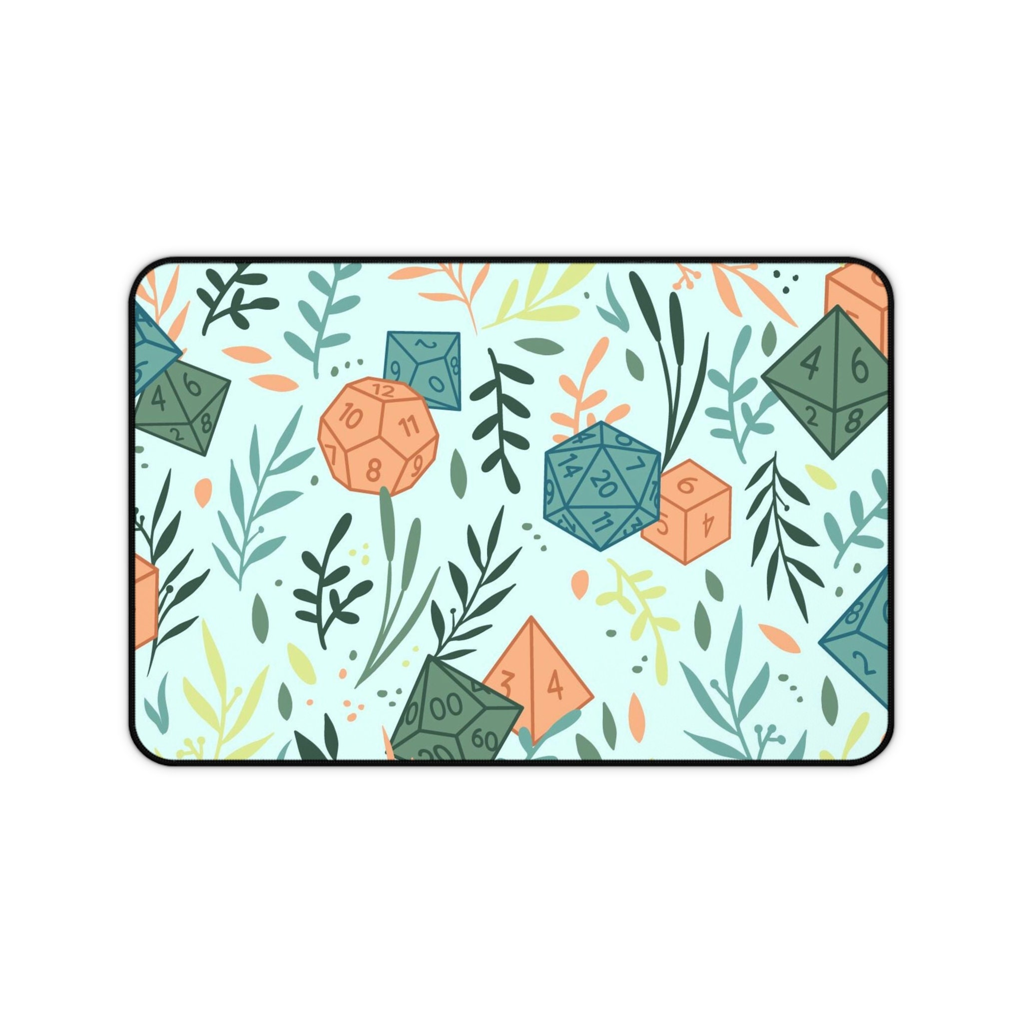 DND Desk Mat, DND Mouse Pad, D20 Dice, Gaming Desk Mat, Fantasy Gaming ...