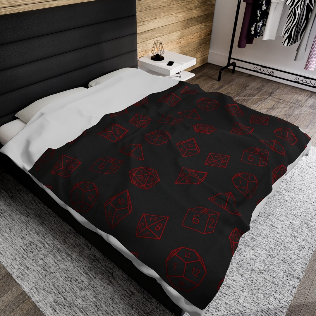 DND Blanket, DND Decor, Dungeons and Dragons, Dungeon Master Gift ...