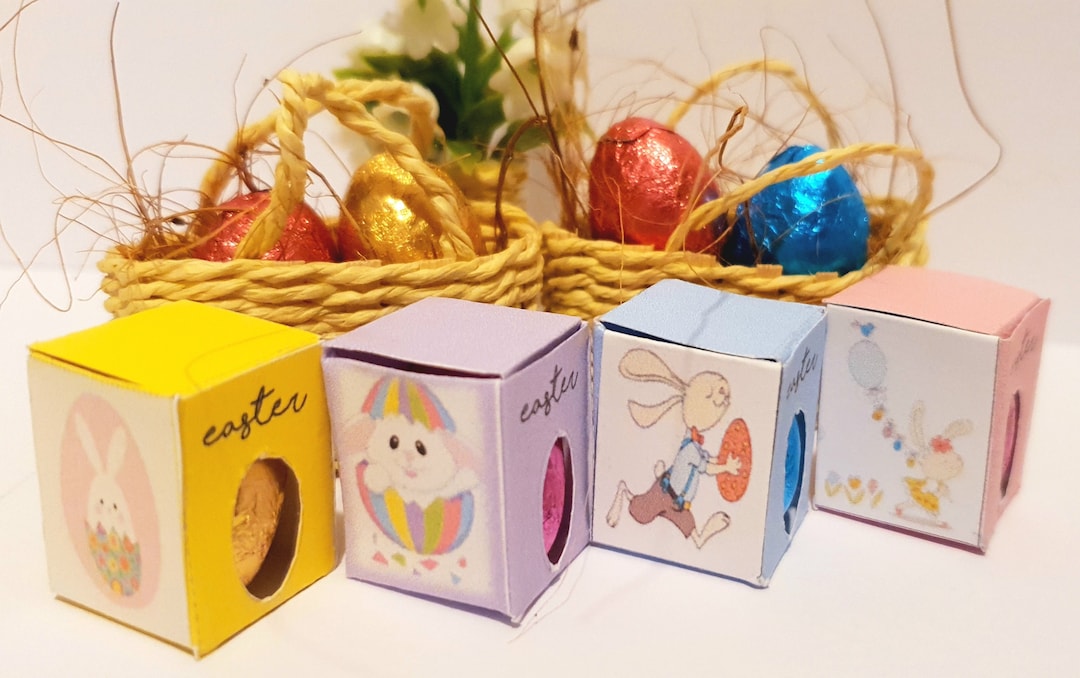 Miniature Easter Egg Boxes - Etsy UK