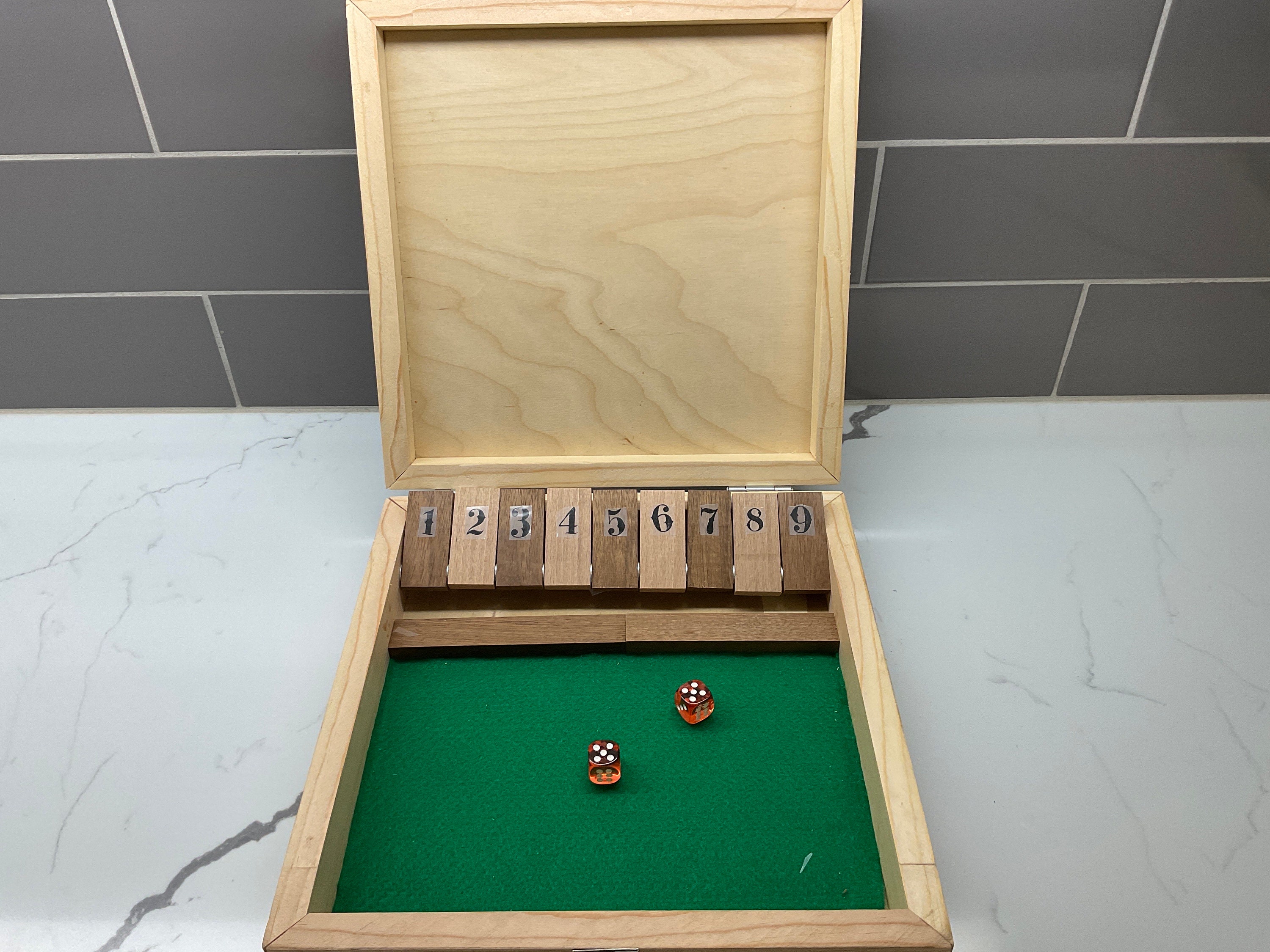 Shut the Box Game Board - Etsy