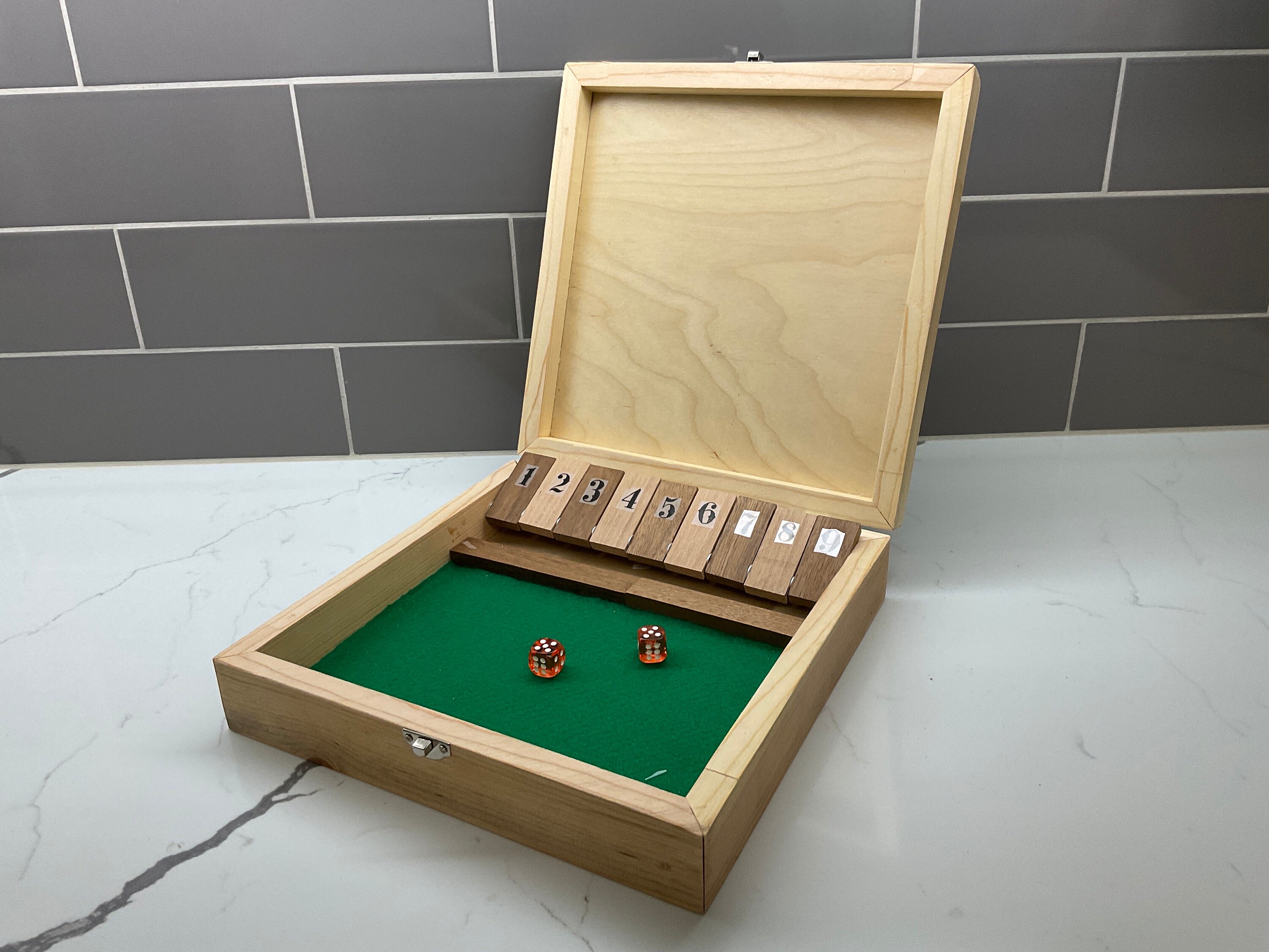 Shut the Box Game Board - Etsy