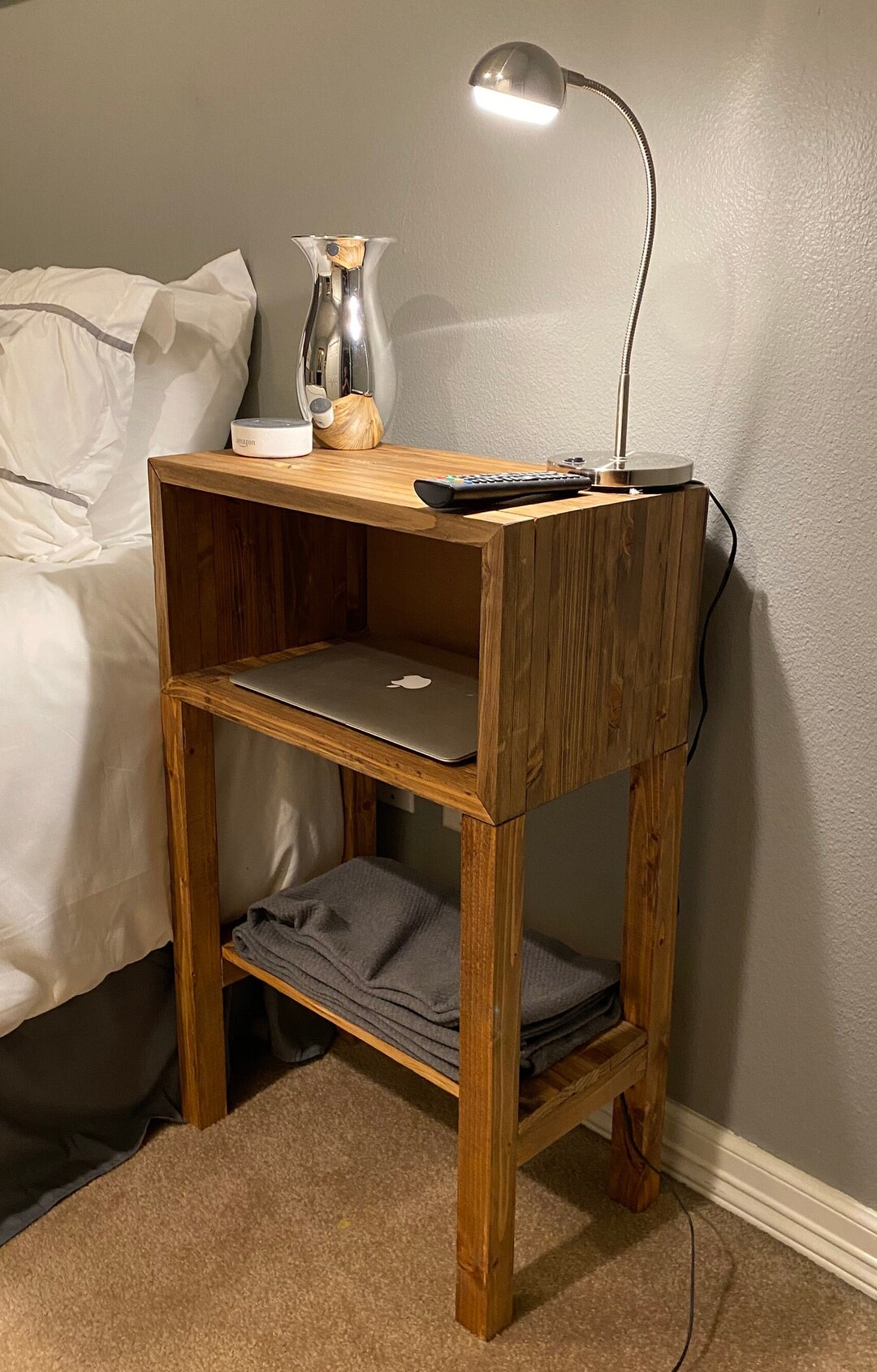 Pallet Wood Nightstand - Etsy