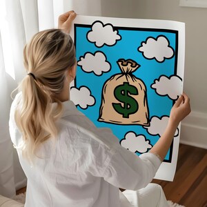 Game Room Decor, Instant Printable, Digital Download, Wall Art, Money ...