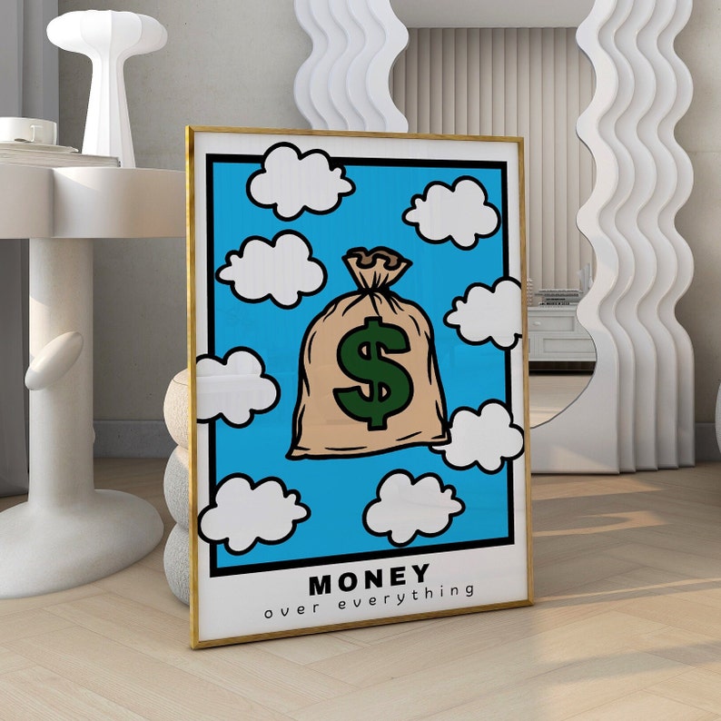 Game Room Decor, Instant Printable, Digital Download, Wall Art, Money ...