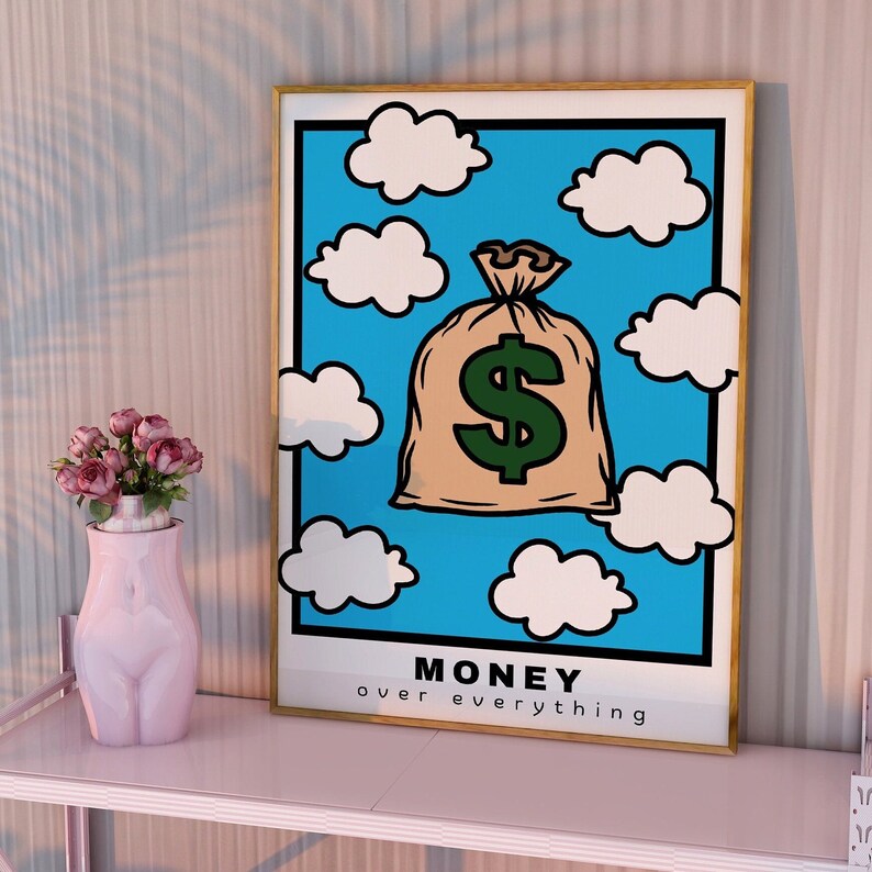 Game Room Decor, Instant Printable, Digital Download, Wall Art, Money ...