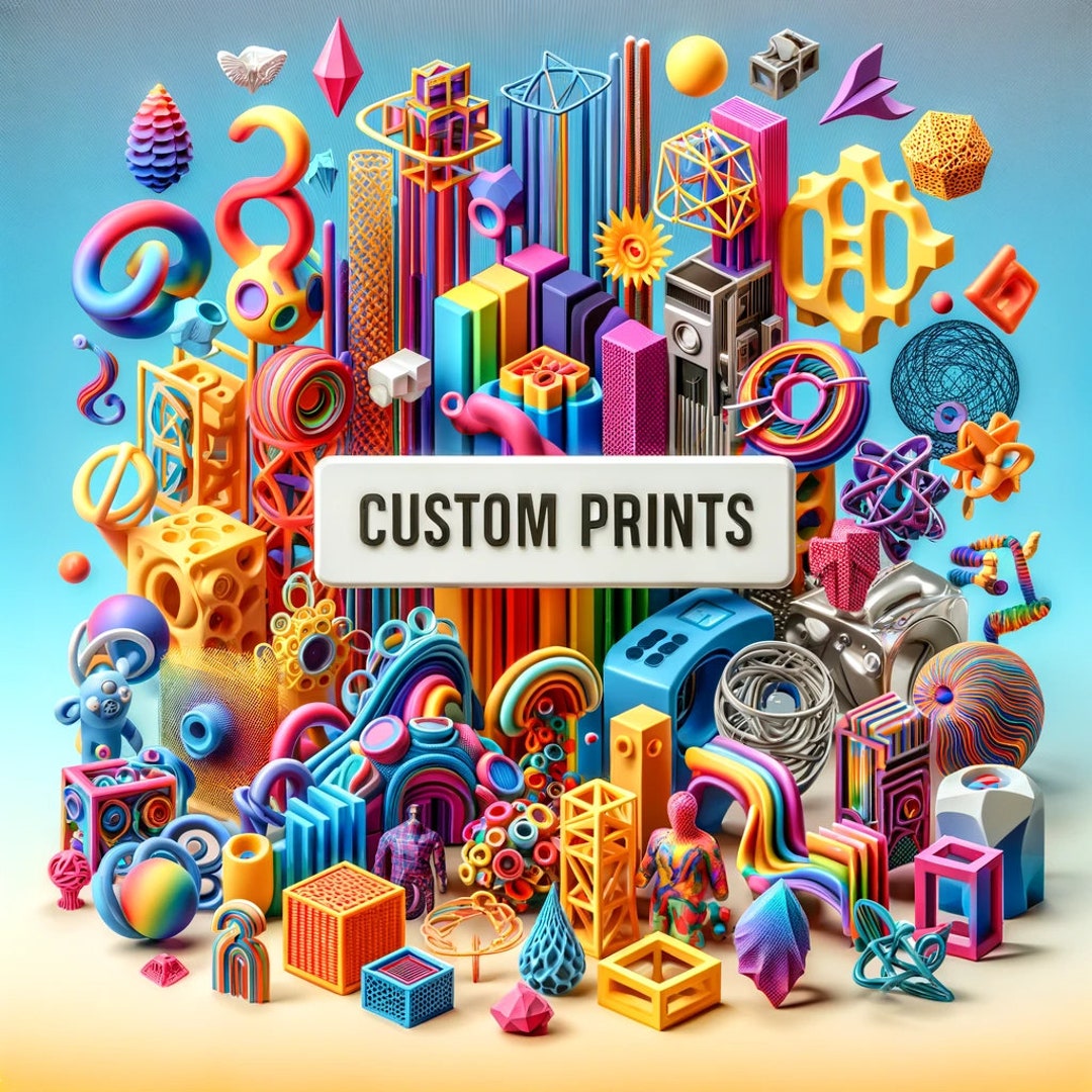Custom 3D Printing Service - Bring Your Design to Life! - Etsy