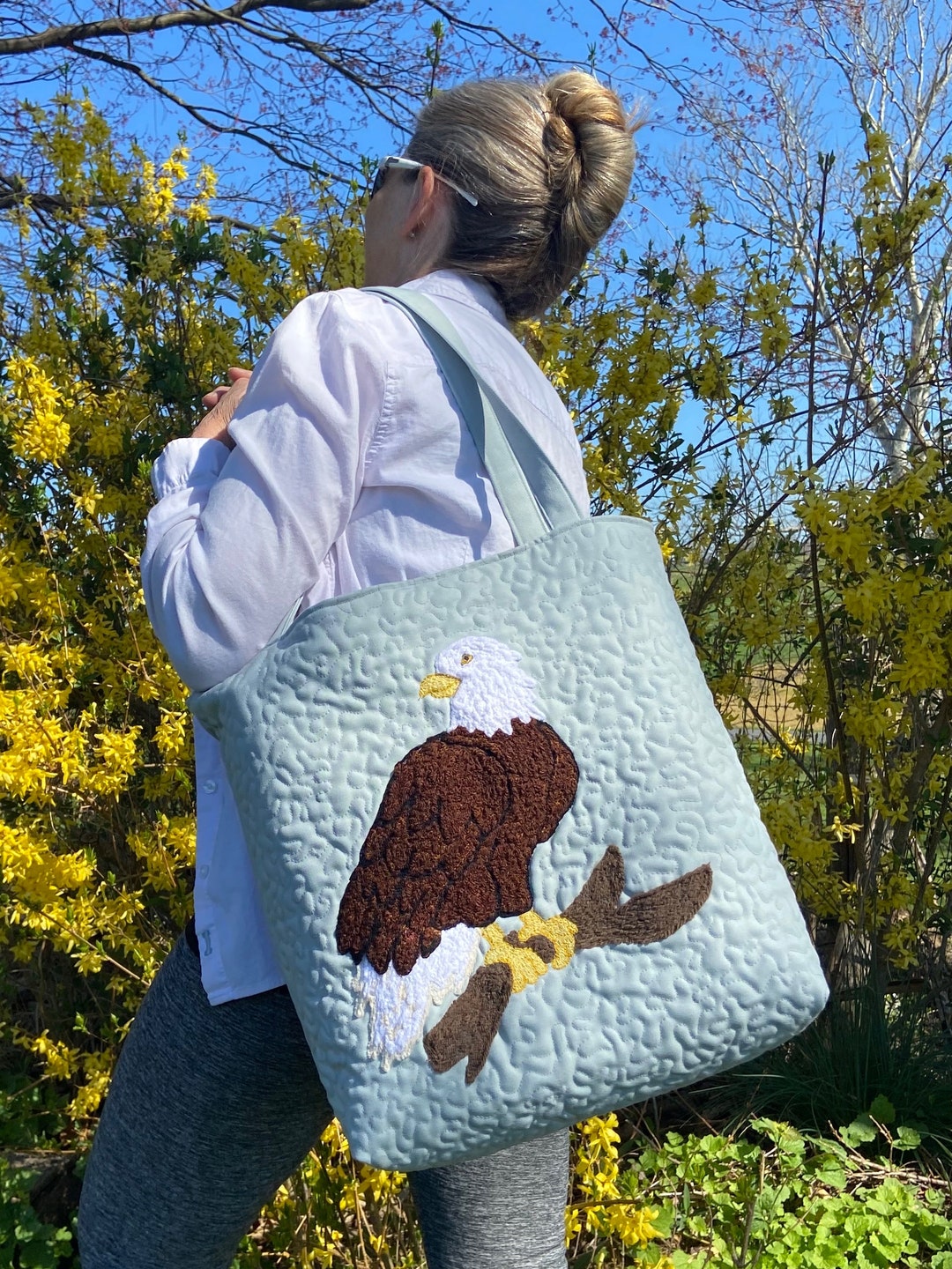 Bald Eagle Bag/ Eagle Gift/ Eagle Lover/ Holiday Gift/ Eagle Follower ...