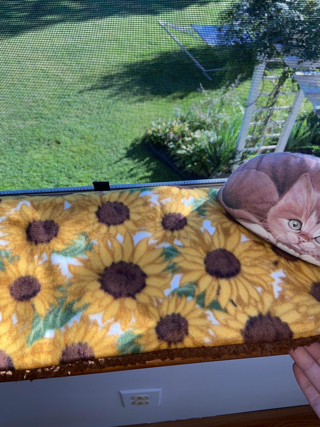 Window Sill Cat Pad/ 8 Sill Pad/sunflower Sill Pad/ Fall Sill Pad/ Pet ...