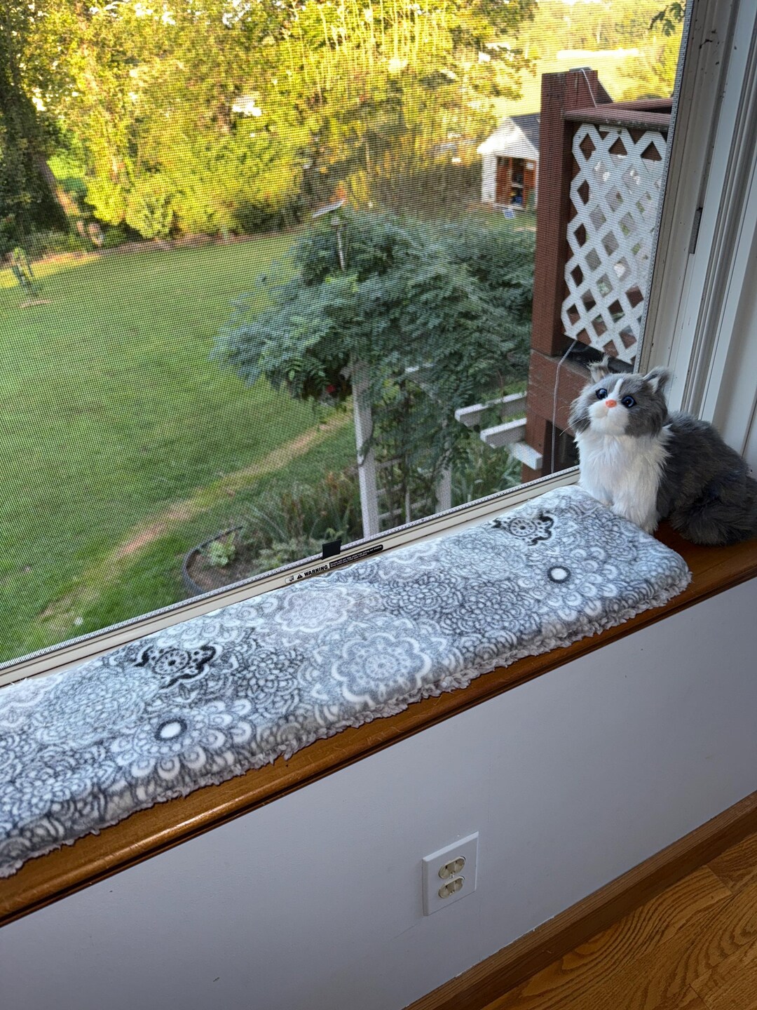 Window Perch Pad: 6" Sherpa Fleece Cat Sill Protector - Etsy