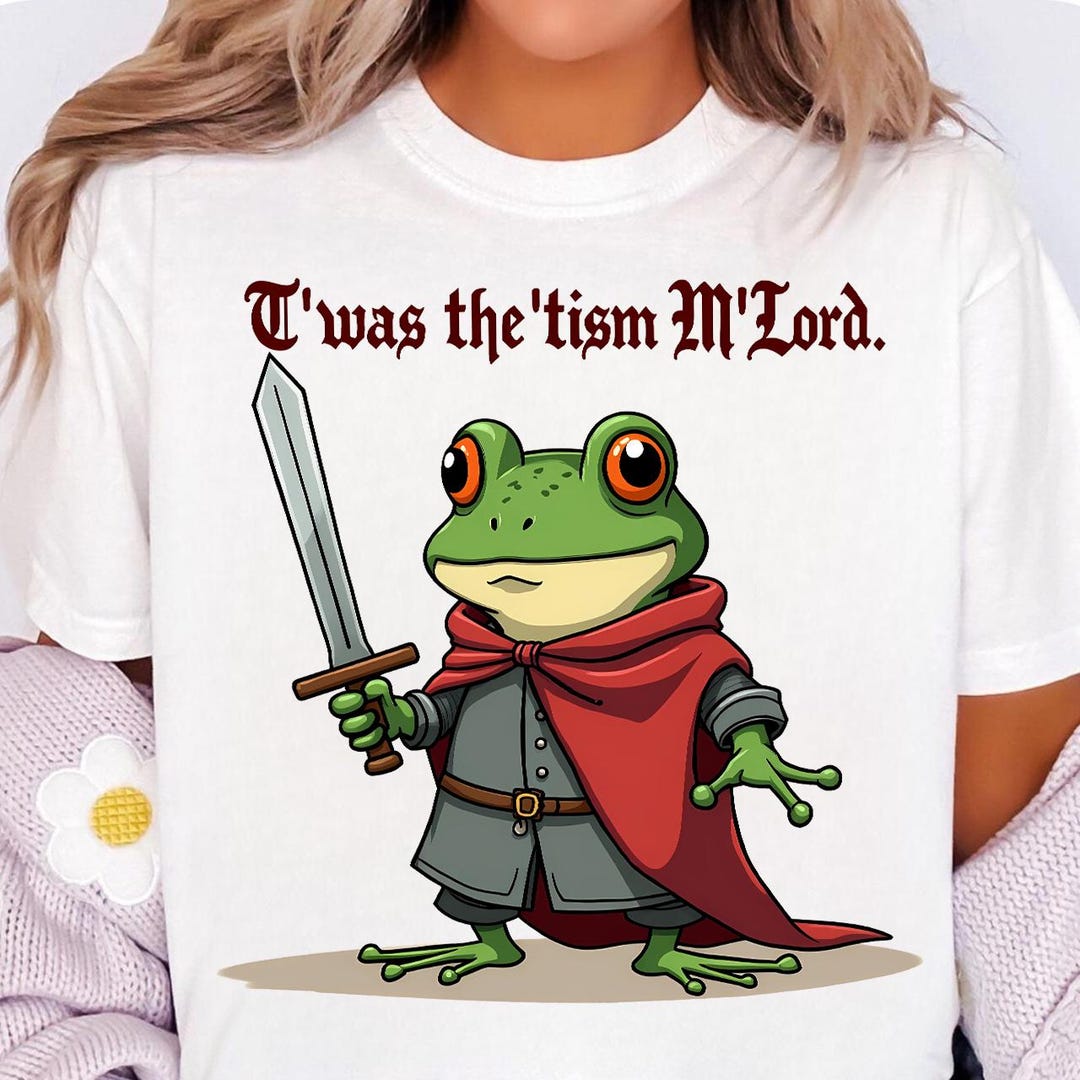 Frog Wizard Meme PNG | ’twas the ’tism M’lord Fantasy Png Design ...