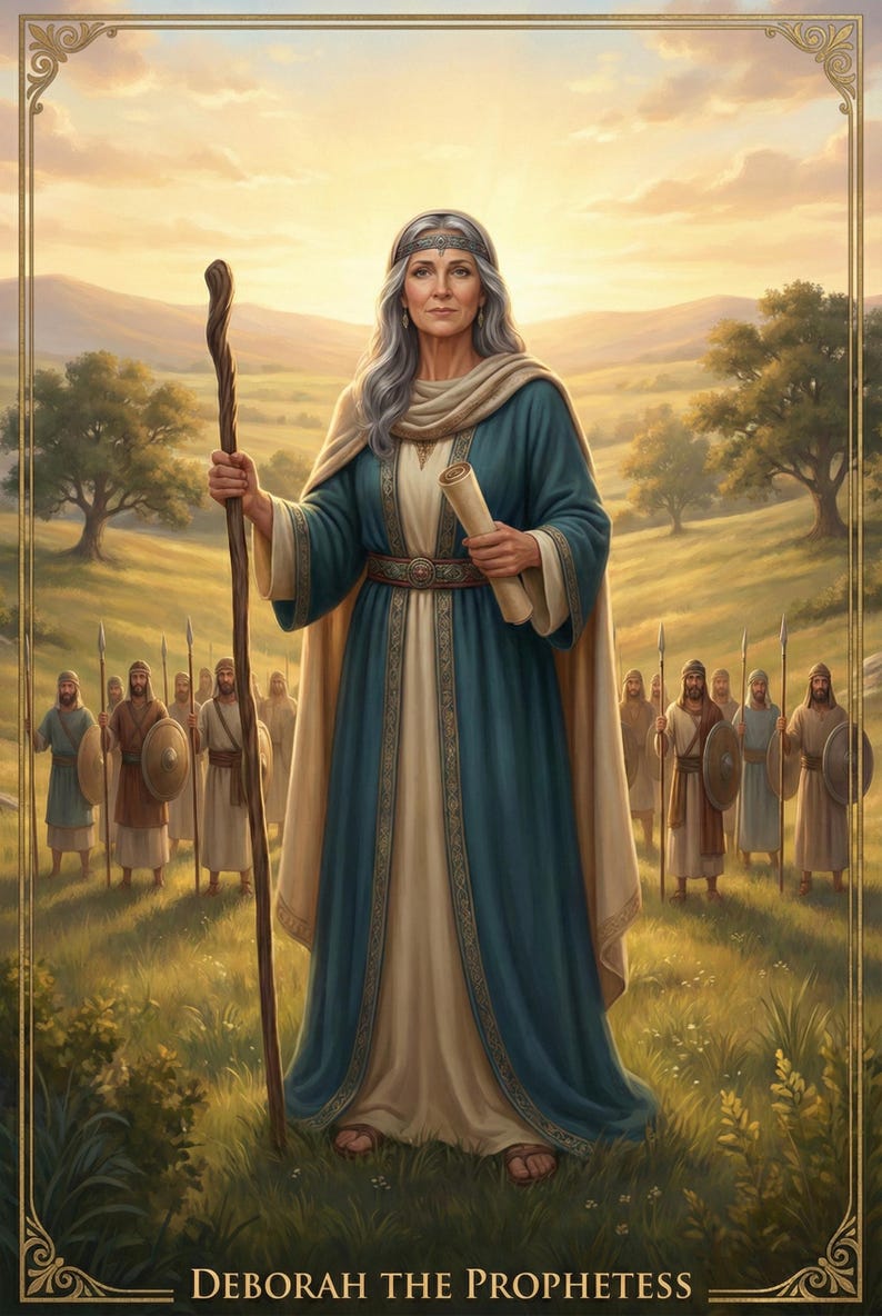 Women of the Old Testament Art, Bible Characters Print, Christian Wall ...