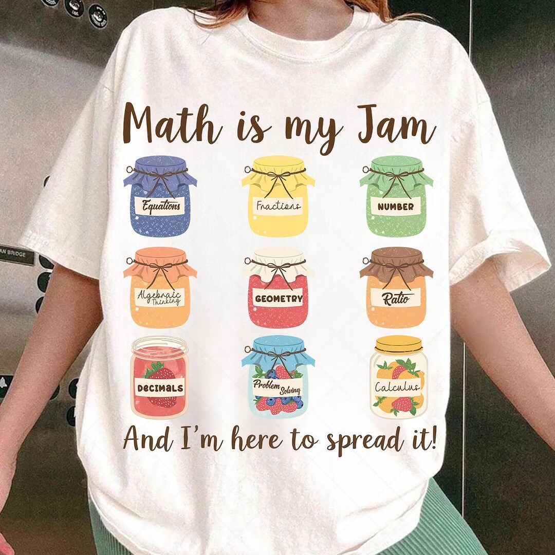 Math is My Jam Png, MATH Teacher Png, Back to School Png, the Math Ain ...