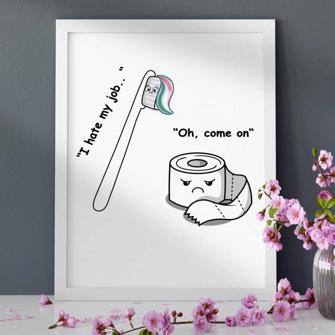 Toilette Gäste WC | A1 A2 A3 A4 Poster | Lustig Humor | Mit ...