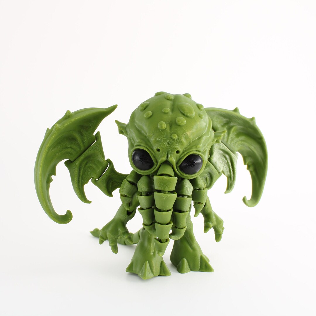 3D Printed Articulated Cryptid Cthulhu Twisty Prints - Etsy Australia