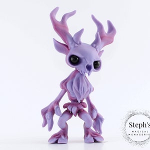 3D Printed Articulated Cryptid | Wendigo | Hand-painted | Made-to-order ...