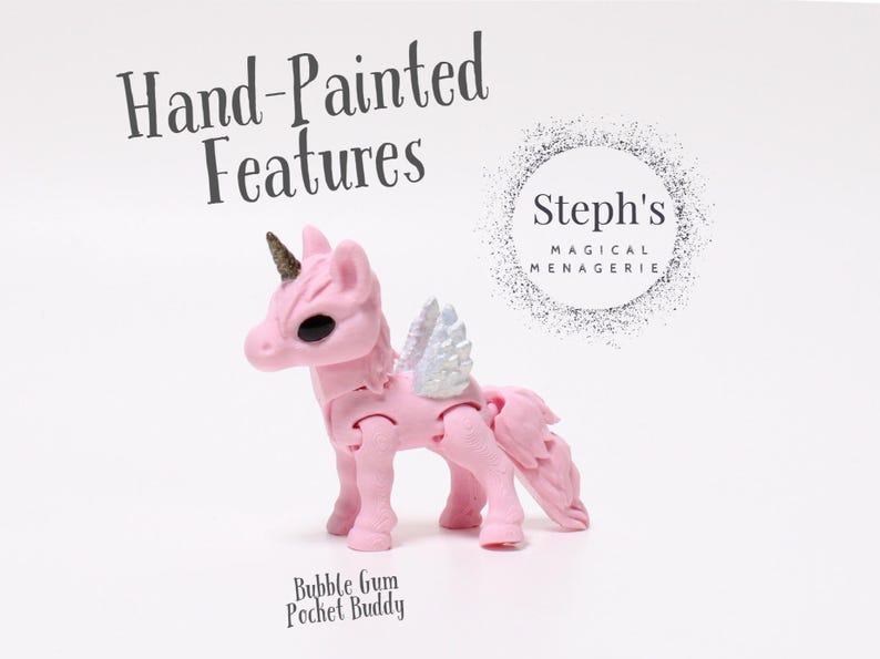 3D Printed Alicorn | Alicorn | Mythical Winged Unicorn | Hand-painted ...