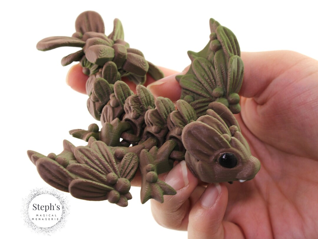 Articulated Dragon Toy Tiny Mistletoe Dragon Tiny Dragon Handheld ...