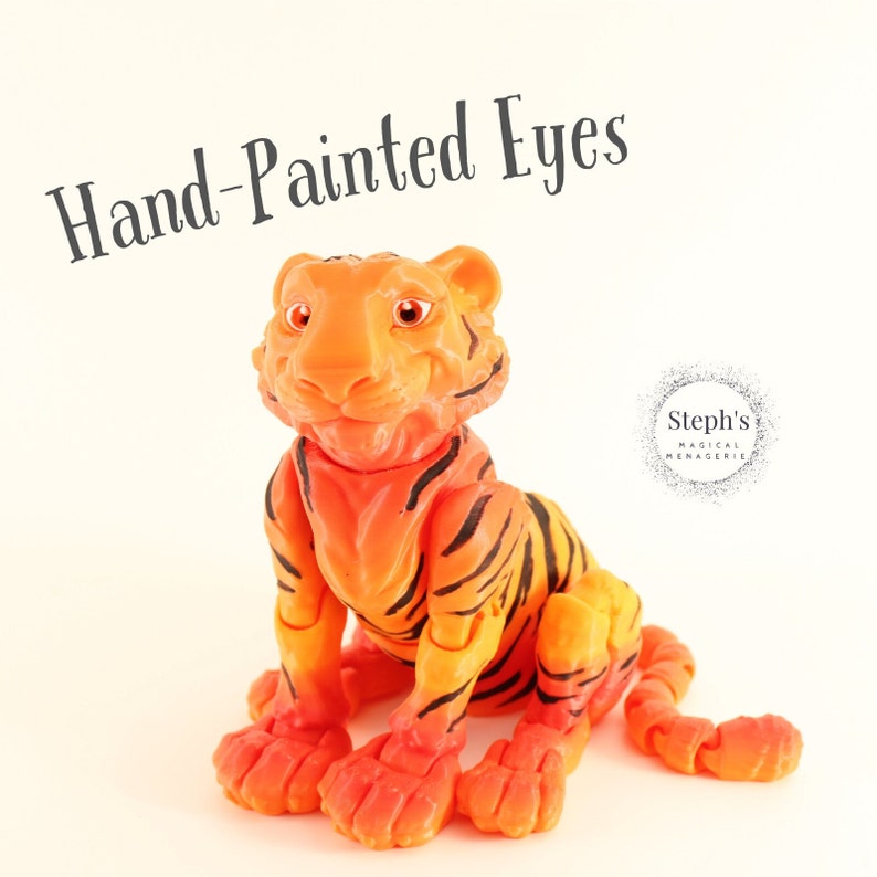 Tiger | Exotic Feline Figurine | Hand-painted | Made-to-order ...