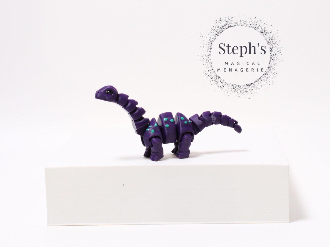 Dinosaur Desk Model | Tiny Bronto | Mini Brontosaurus | Small Long Neck ...
