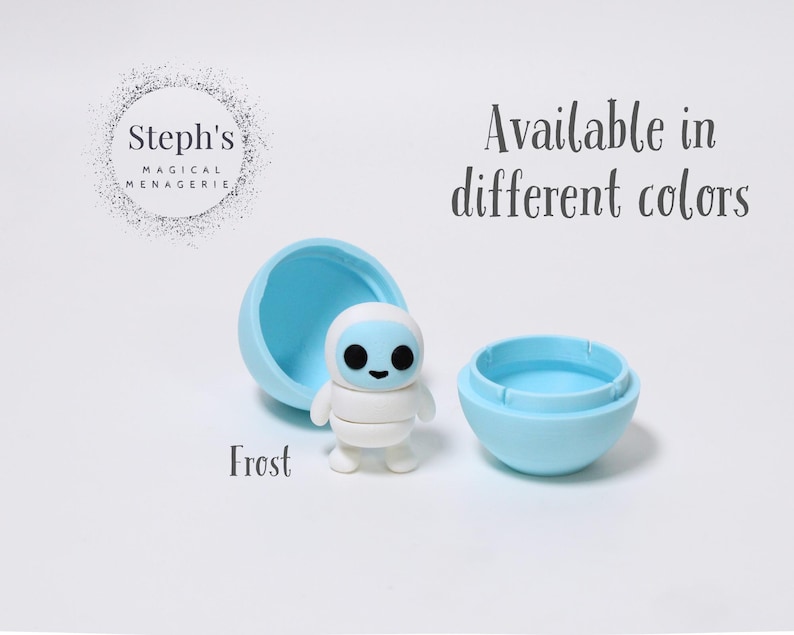 Egg Person and Egg Shell Container | Fantasy Standee | Hand-painted ...
