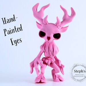 3D Printed Articulated Cryptid Wendigo Made-to-order twisty Prints ...