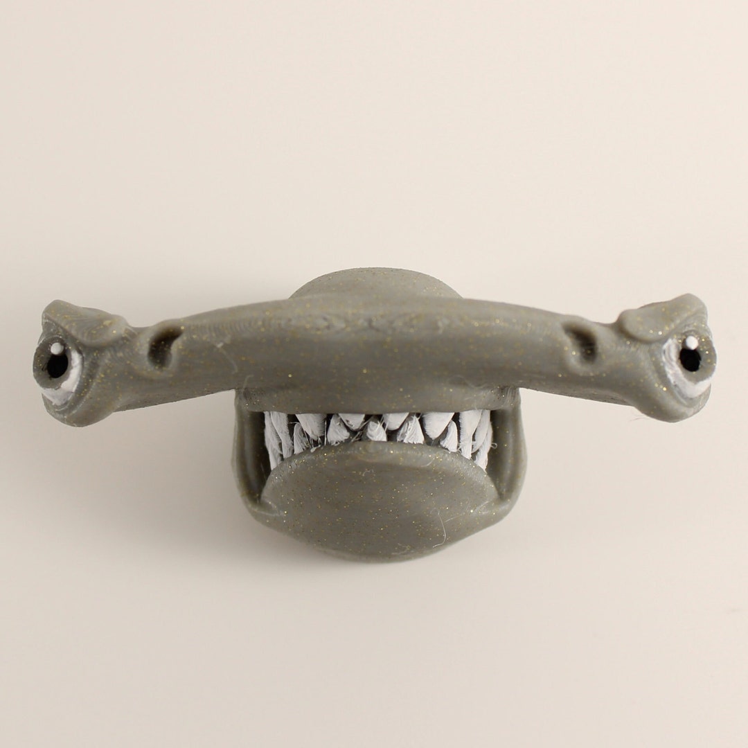 3D Printed Magnet | Hammerhead Shark Magnet | Hand-painted | Made-to ...