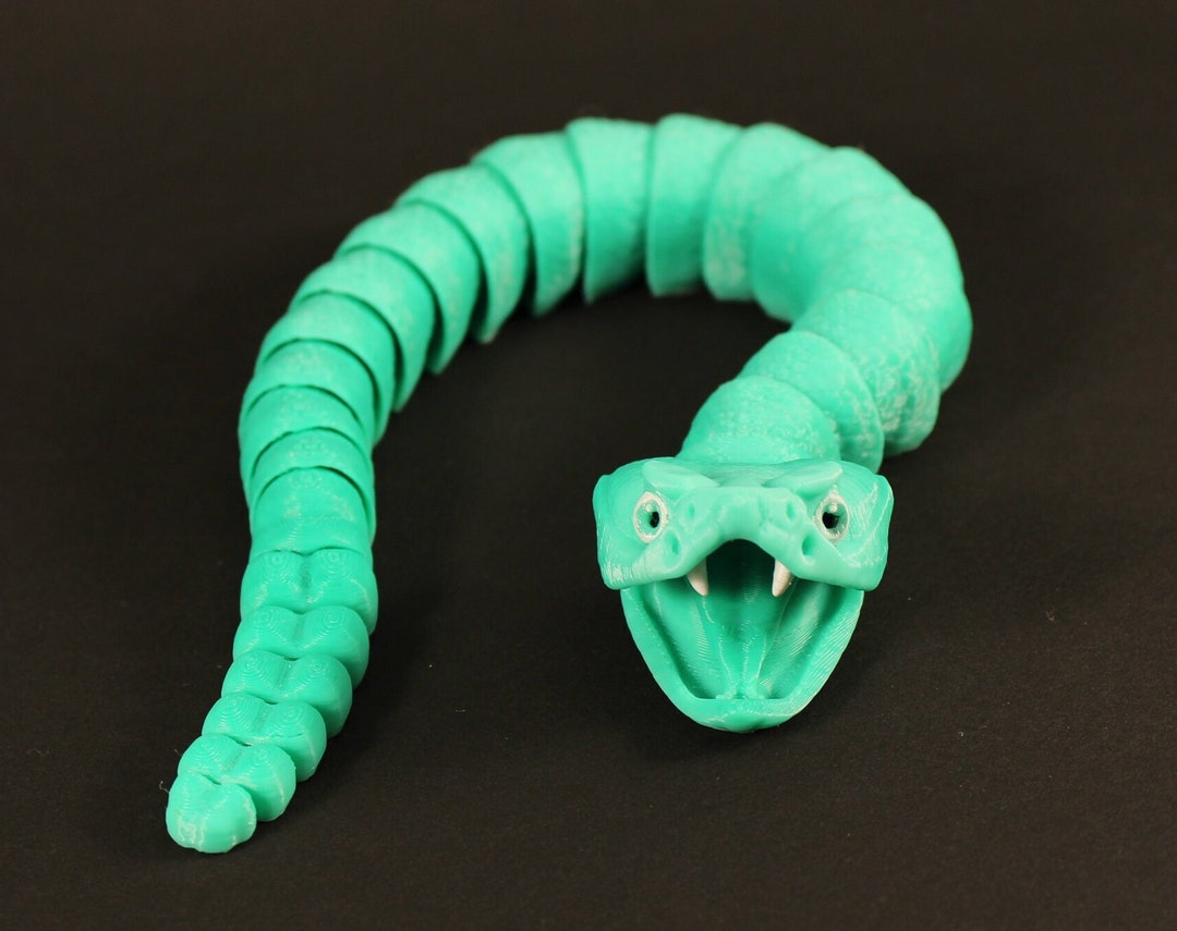 Articulated Snake Toy Rattlesnake Youth-sized - Etsy