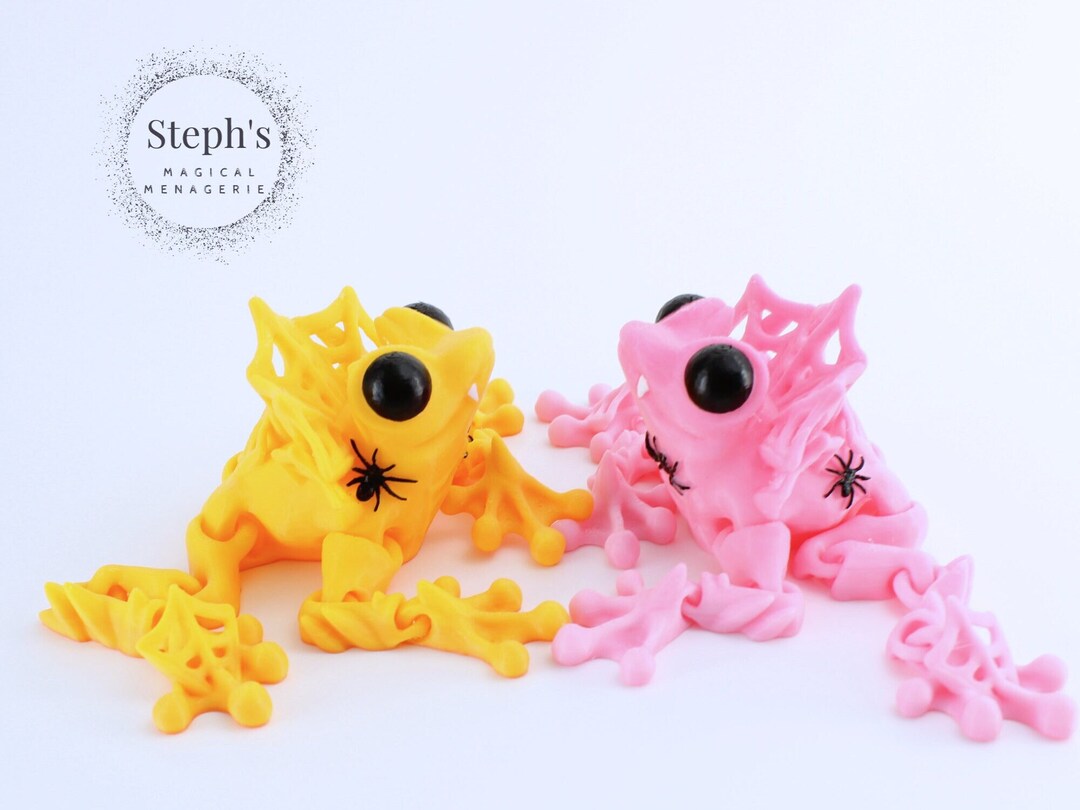 3D Printed Frog | Frogula | Vampire Frog | Hand-painted | Made-to-order ...
