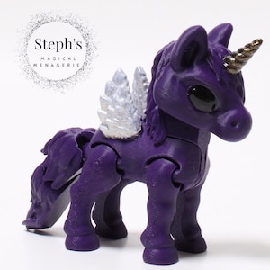 3D Printed Alicorn | Alicorn | Mythical Winged Unicorn | Hand-painted ...