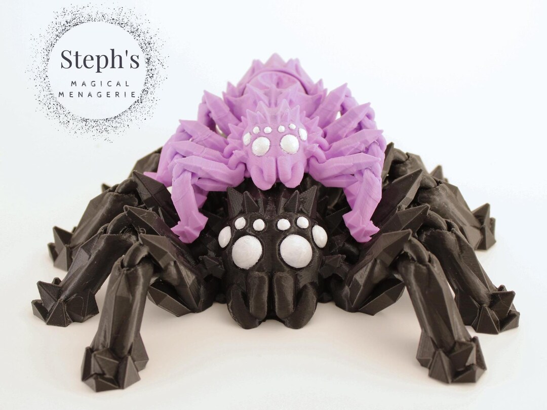 3D Printed Spider | Spinner Spyder | Spider With Spinner | Hand-painted ...