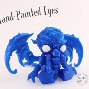 3D Printed Articulated Cryptid Cthulhu Twisty Prints Articulated Fidget ...