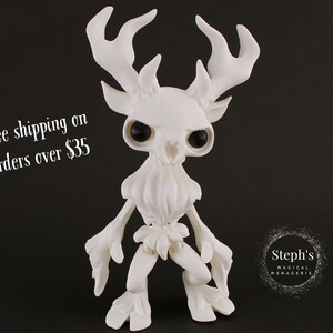 3D Printed Articulated Cryptid Wendigo Twisty Prints Articulated Fidget ...