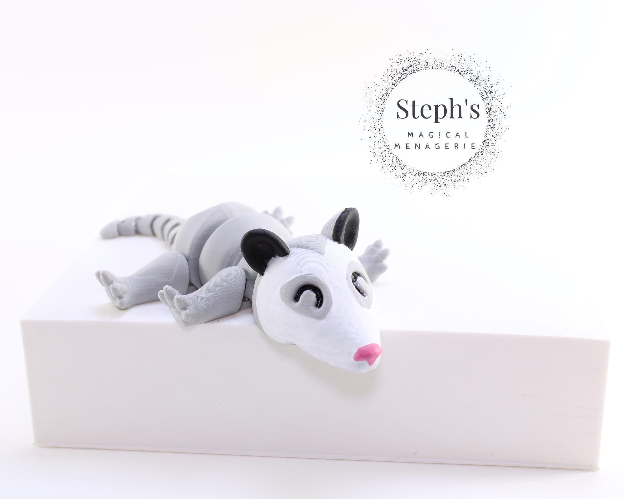 Possum | Cute Lazy Critter | Hand-painted | Made-to-order | Articulated ...