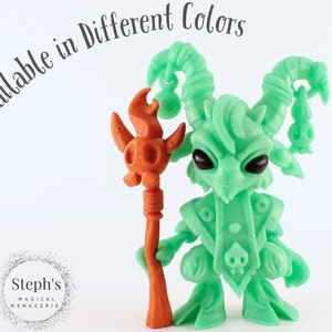 3D Printed Goat | Hellspawn Goat | Creepy Goat | Hand-painted | Made-to ...