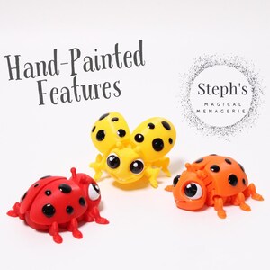 Ladybug | Lady Beetles | Hand-painted | Made-to-order | Articulated ...